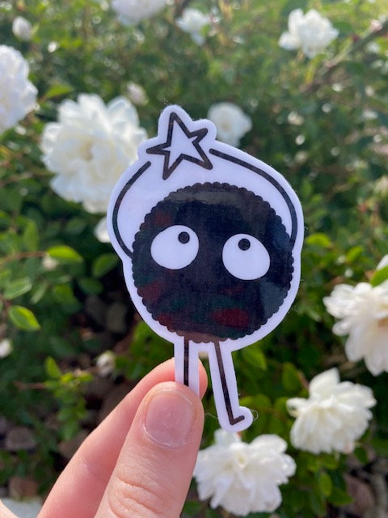 Totoro and Soot Sprite Sticker Set | Water Resistant Stickers | Glossy ...