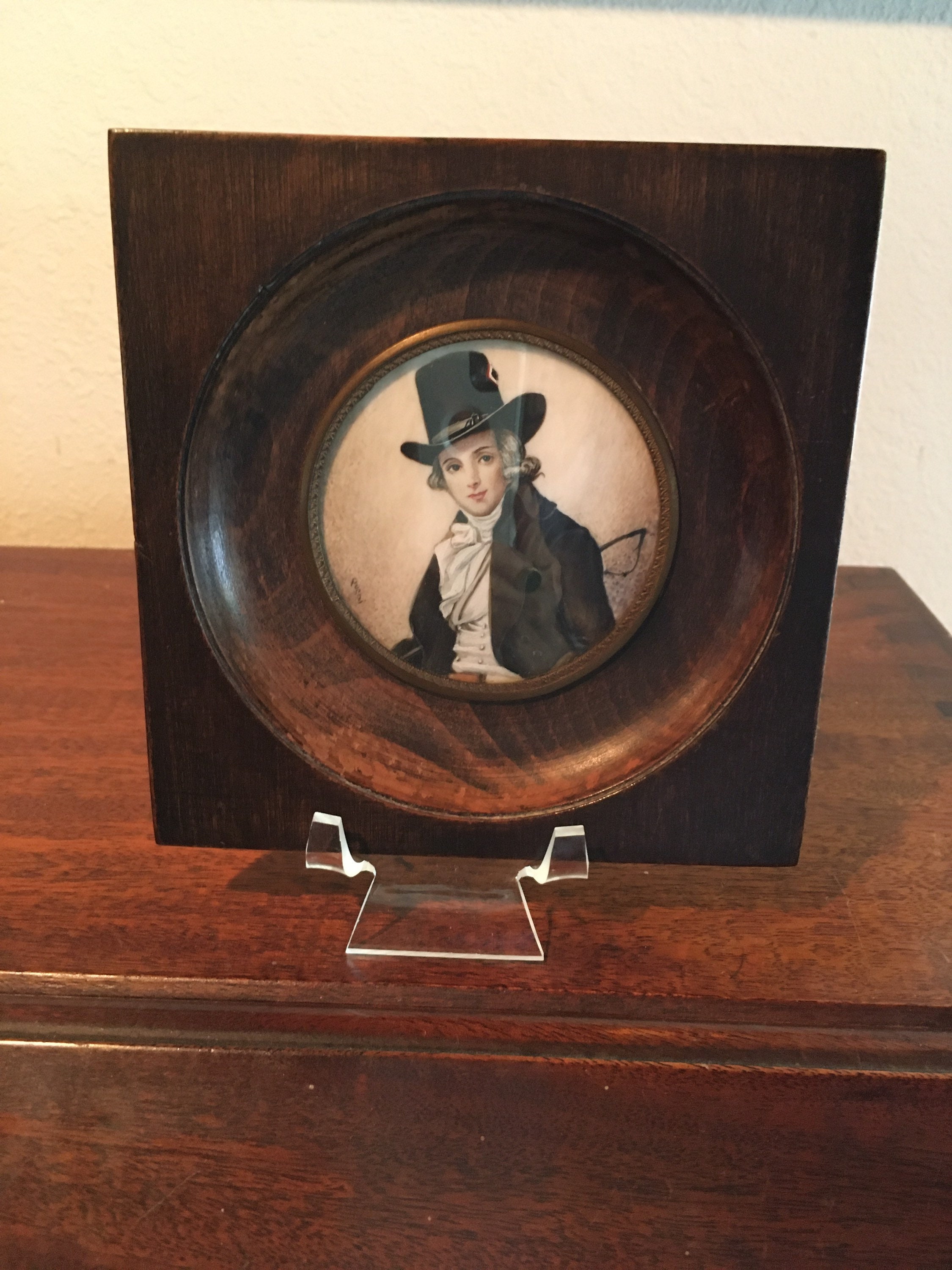 Antique Miniature Portrait 1800s - Etsy