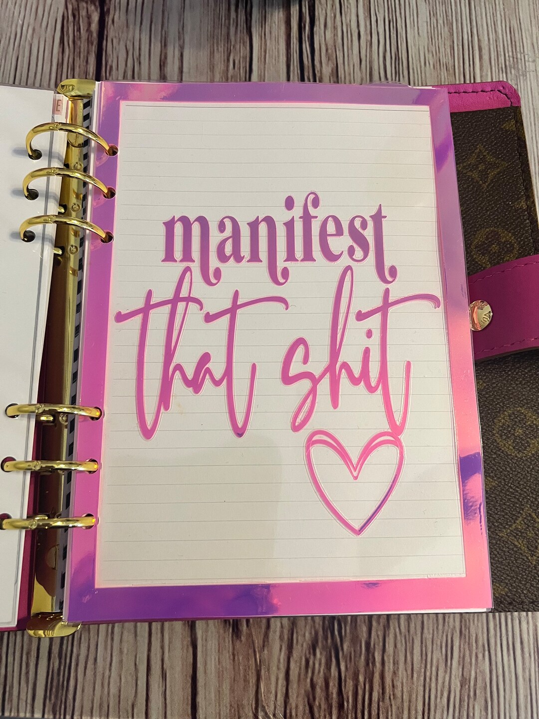 Manifest Planner Dashboard - Etsy