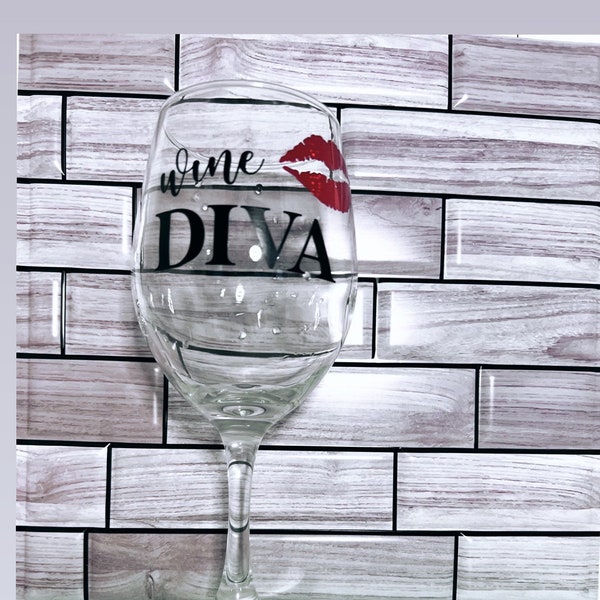 Wine Diva Glass - Etsy