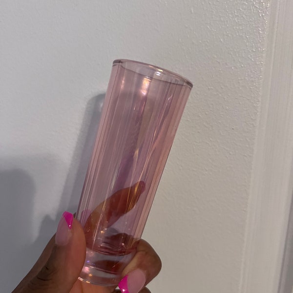 Pink Shot Glass - Etsy