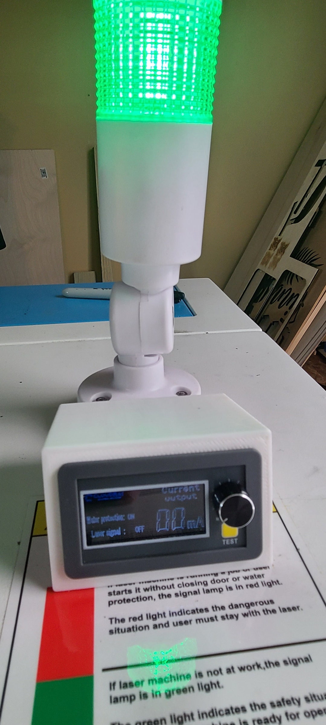 Laser Power Meter Adapter for Thunder Laser Nova 24 35 51 63 Ammeter ...