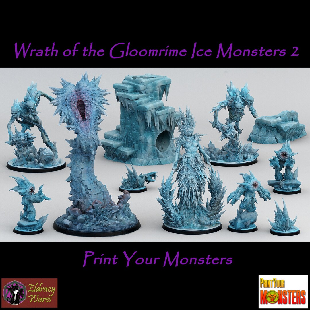 Wrath of the Gloomrime Ice Monsters 2 - Etsy