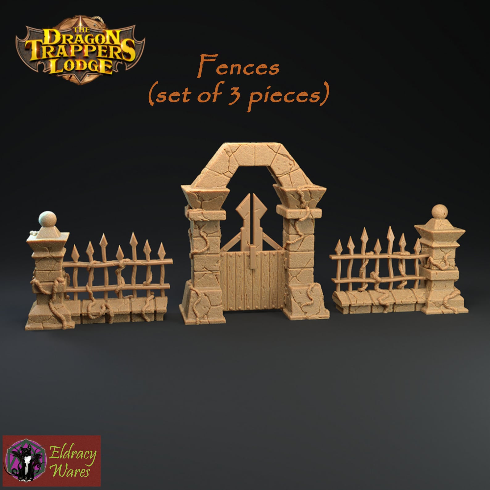Graveyard Scatter | Fence and Gate | Trees | Tombstones | Dragon ...