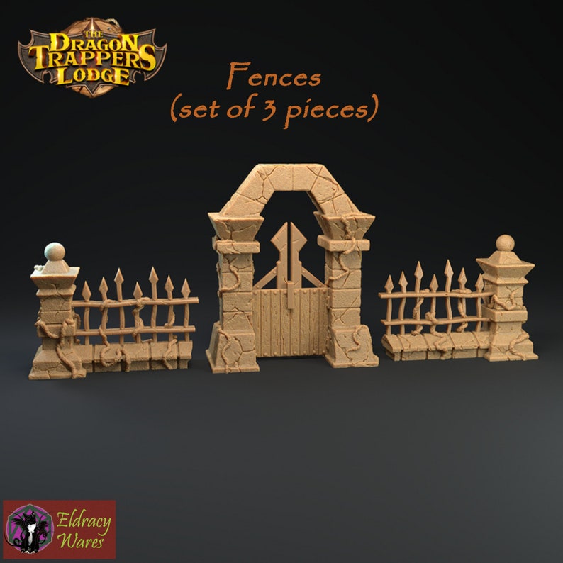 Graveyard Scatter | Fence and Gate | Trees | Tombstones | Dragon ...