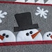 Digital Snowman Table Runner Pattern, PDF Snowman Pattern, the Snow ...