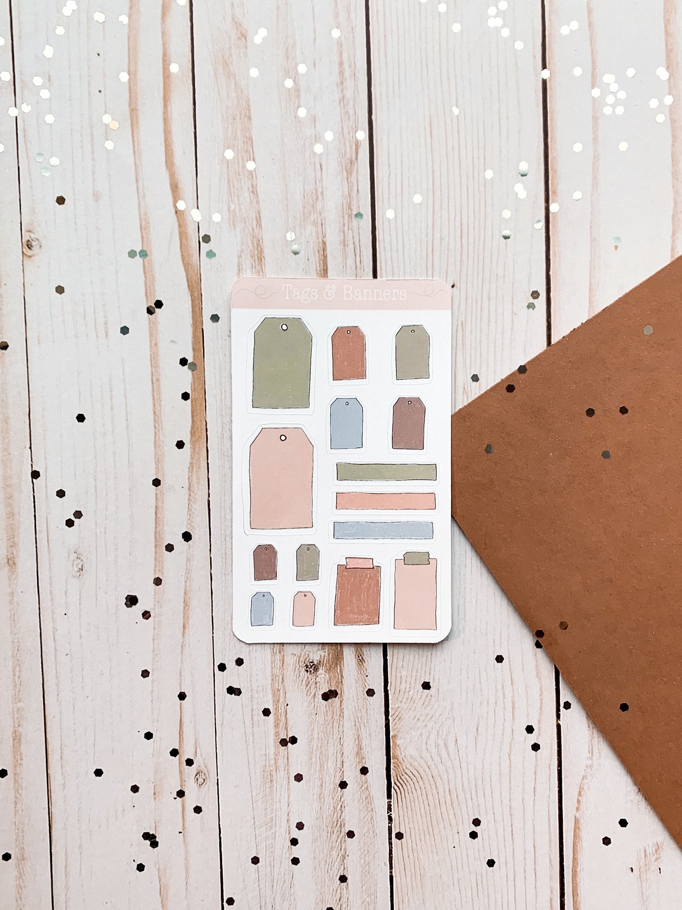 Writable banner stickers for planner bujo sticker sheet | Etsy