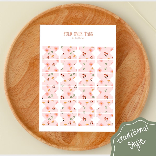 Fold Over Tab - Etsy