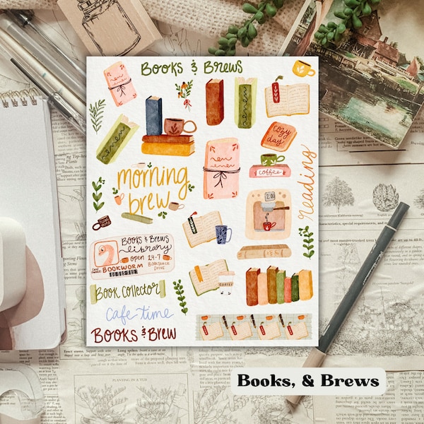 Aesthetic Stickers - Etsy