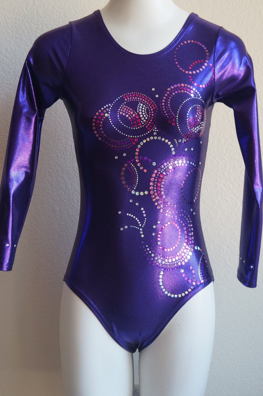 Girls Sparkle Gymnastics / Dance Leotard Adult S – Made in USA - Etsy