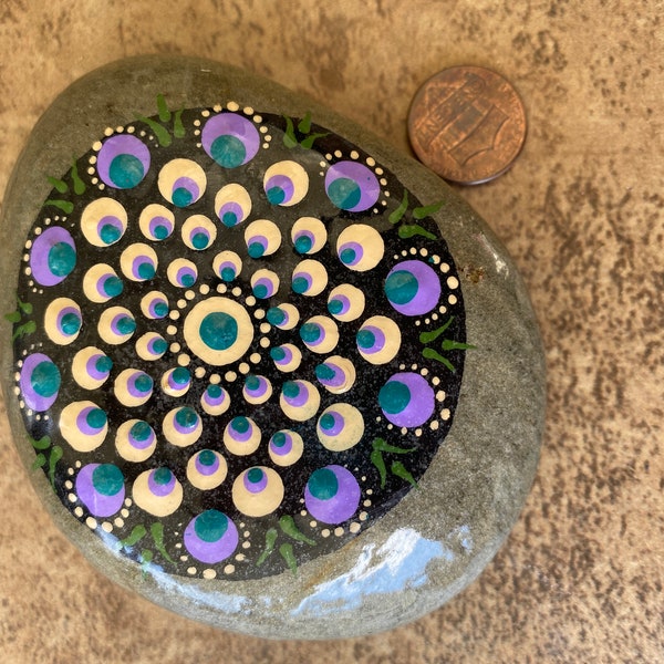 Mandala Rock - Etsy