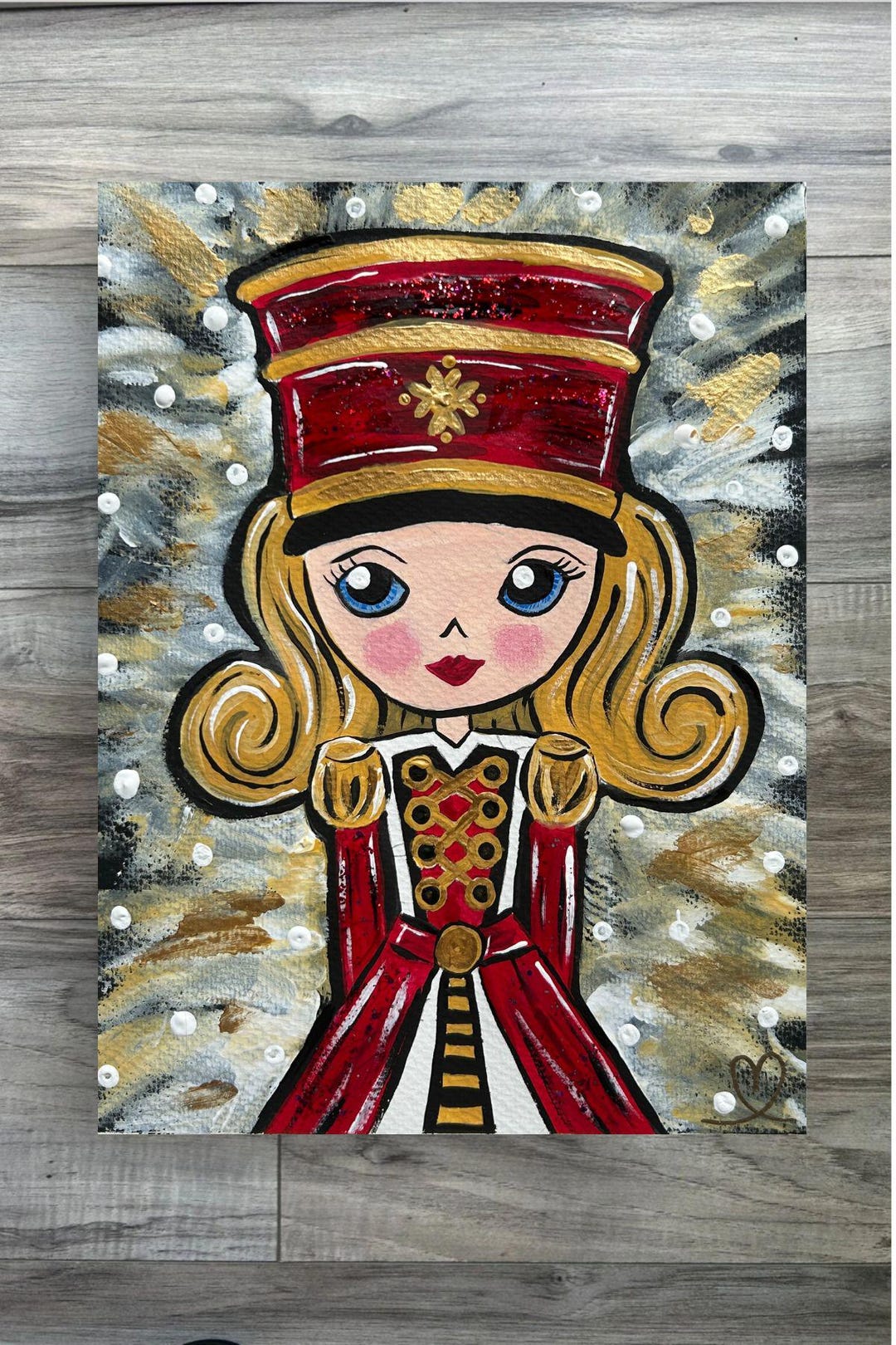 Lady Nutcracker Paint Kit, Winter Art Project, Seasonal Home Decor, DIY ...