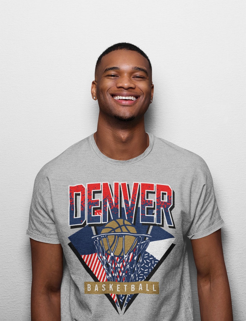 Denver Basketball 90s Throwback Unisex Shirt - Etsy