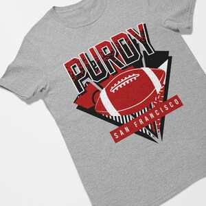 Purdy San Francisco Retro Football Shirt - Etsy