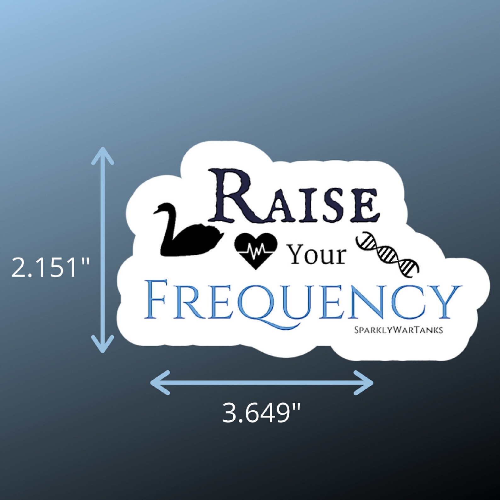 Positive Motivational Sticker/raise Your Frequency Sticker/spiritual ...