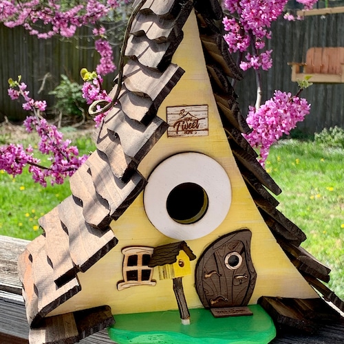 Whimsical birdhouse - Etsy