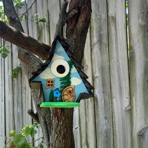 Crooked Happy Trees Birdhouse / Original Creator / Bird House /garden ...