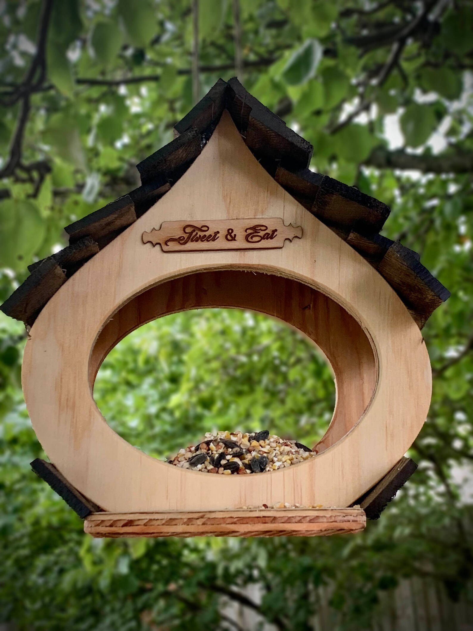 Tweet & Eat Dome Natural Bird Feeder / Bird Feeder / Natural - Etsy