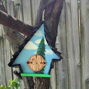 Crooked Happy Trees Birdhouse / Original Creator / Bird House /garden ...