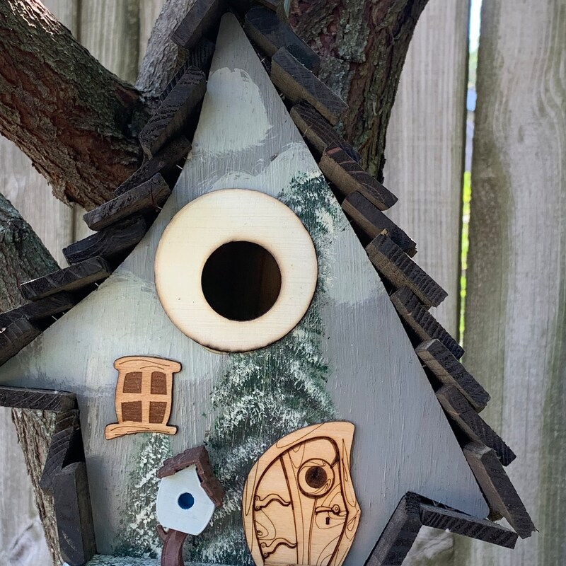 Whimsical Birdhouse - Etsy