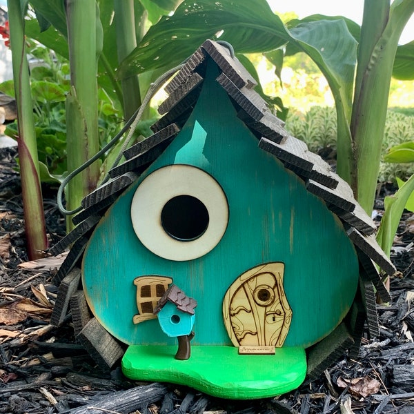 Whimsical Birdhouse - Etsy