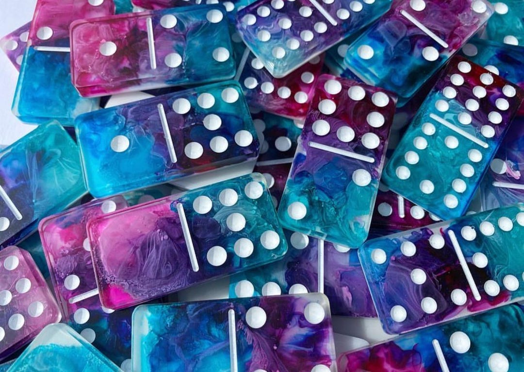 Custom Double 6 Dominoes Made to Order - Etsy