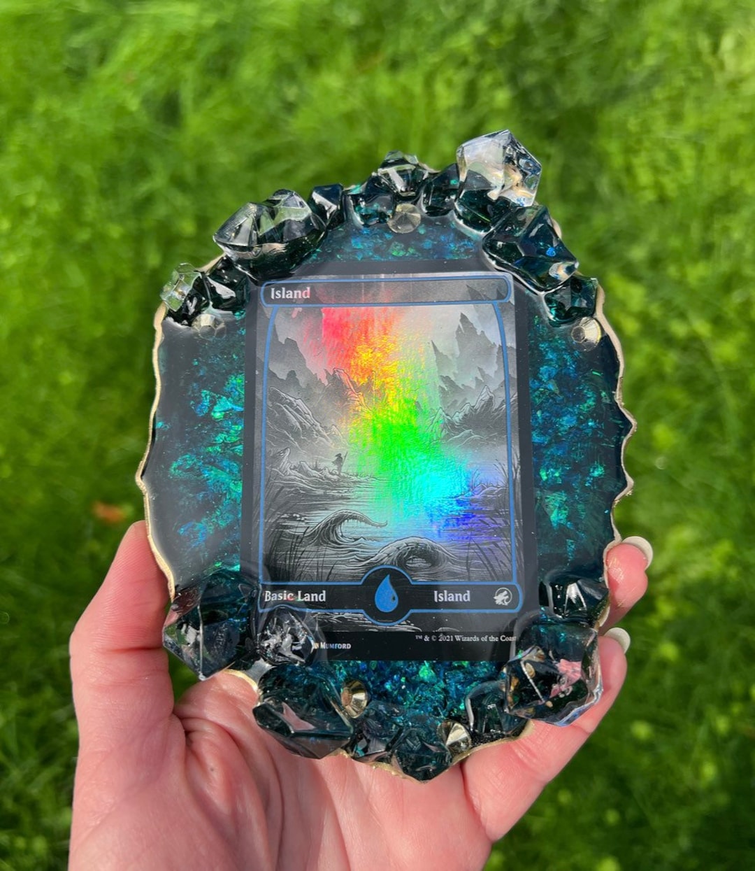 Made to Order Magic the Gathering Individual Foil Coasters/small Trays ...