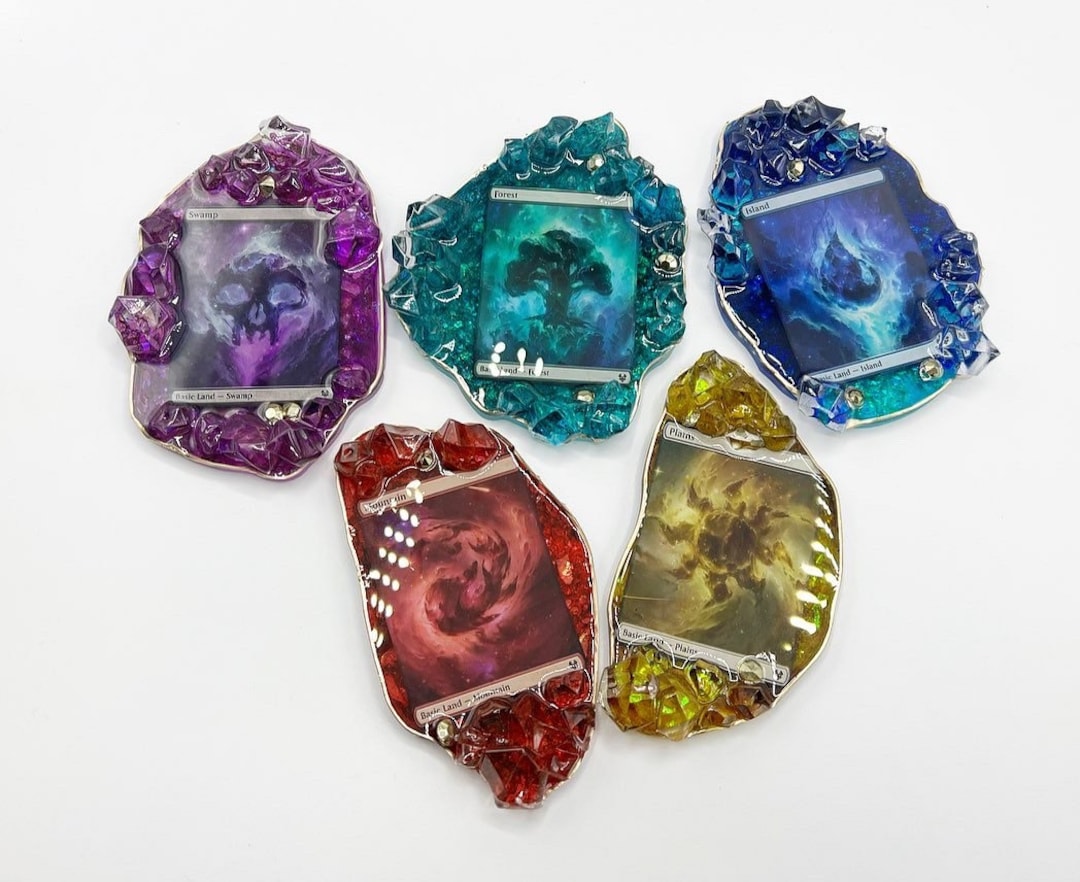 Full Set (5) Magic the Gathering Coaster/small Tray - Etsy