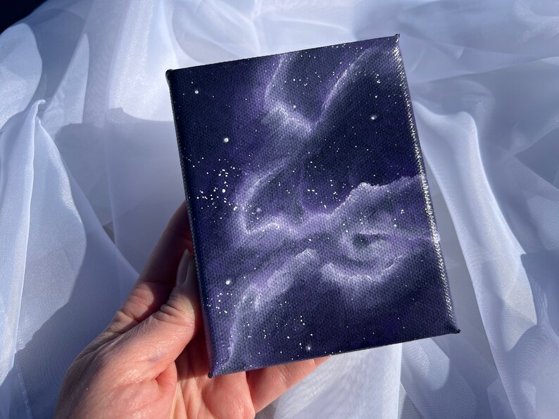 Aurora Borealis Magnets/mini Paintings - Etsy