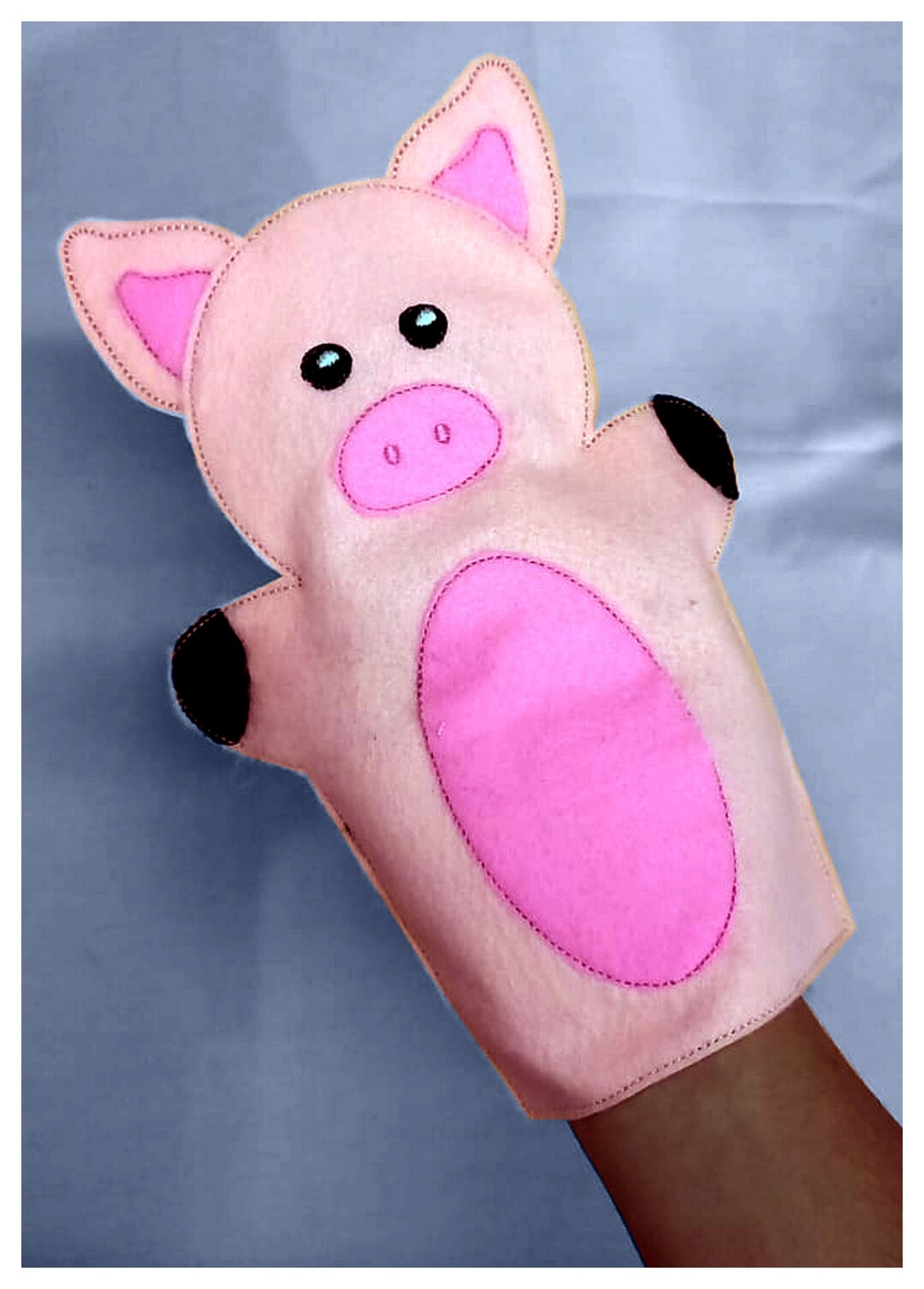 Pig Puppet ITH - Machine Embroidery Design, Embroidery Patterns ...