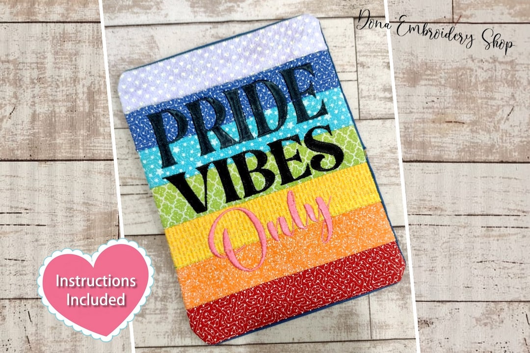 LGBT Mug Rug ITH - Machine Embroidery Design, Embroidery Patterns ...