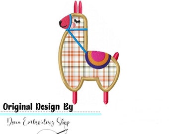 Cute Llama Embroidery Machine Embroidery Design, Embroidery Patterns ...