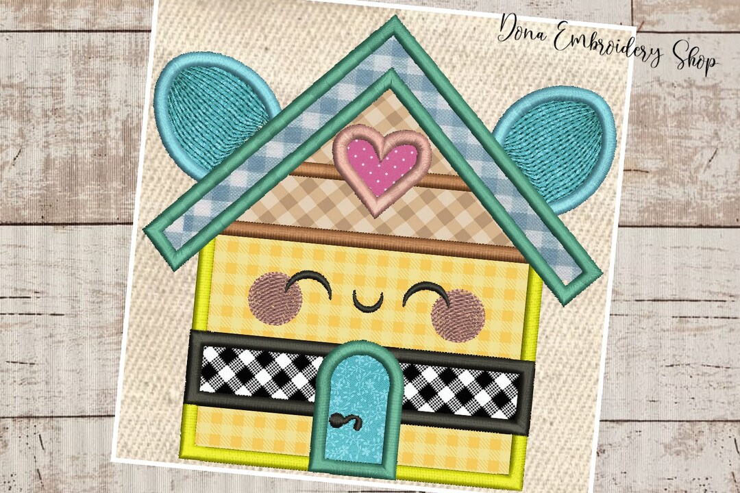 Bee House Applique - Machine Embroidery Design, Embroidery Patterns ...