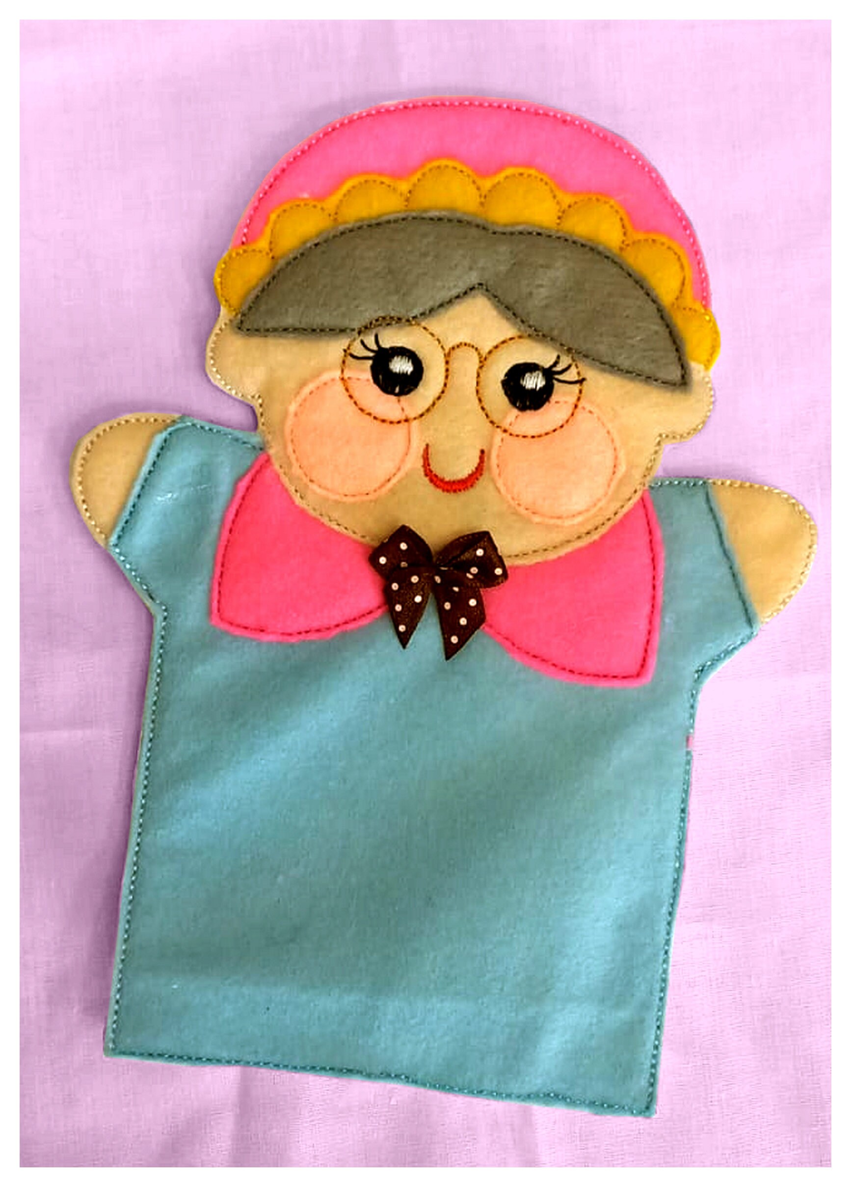 Grandma Puppet ITH Machine Embroidery Design Embroidery - Etsy