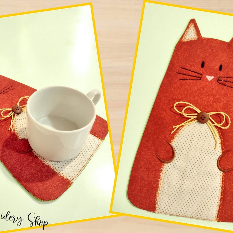 Cat Mug Rugs - Etsy