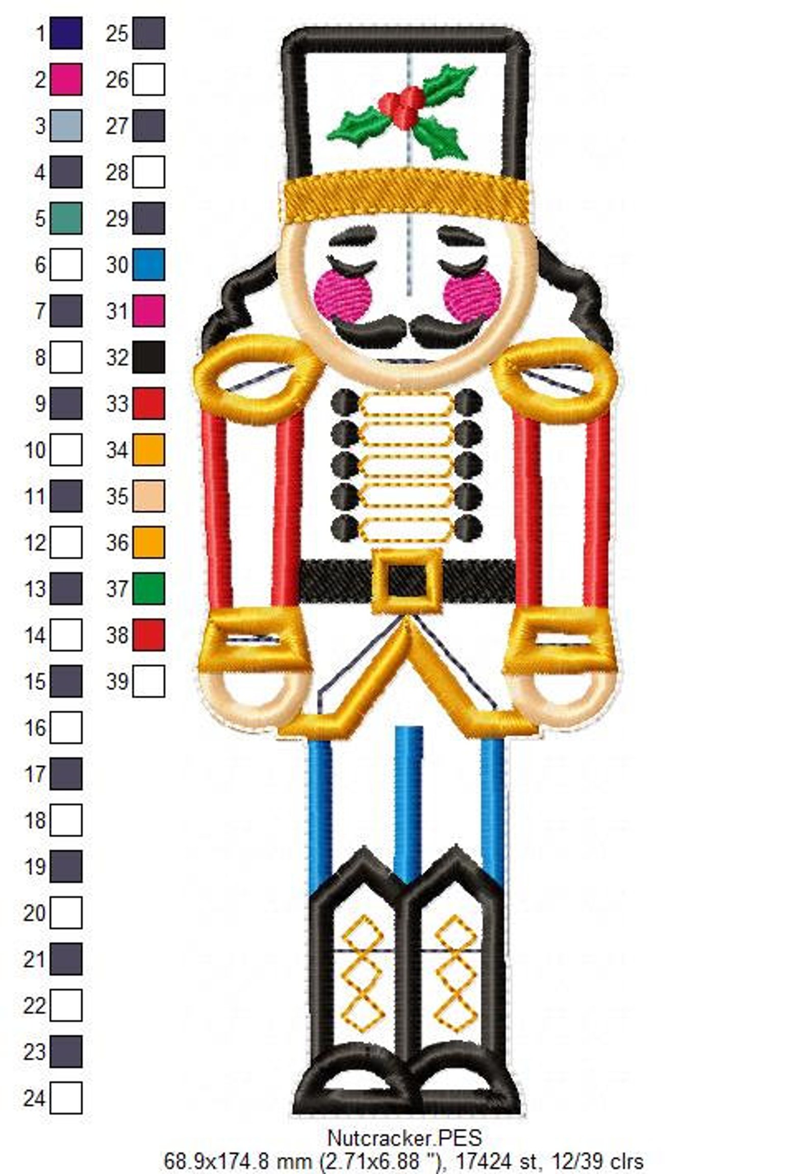 The Nutcracker Tree Ornaments ITH Machine Embroidery Design, Embroidery ...
