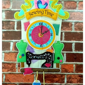 Cuckoo Clock Sewing Time ITH Machine Embroidery Design, Embroidery ...