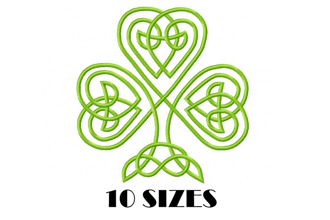 Celtic Knot Clover - Machine Embroidery Design, Embroidery Patterns ...