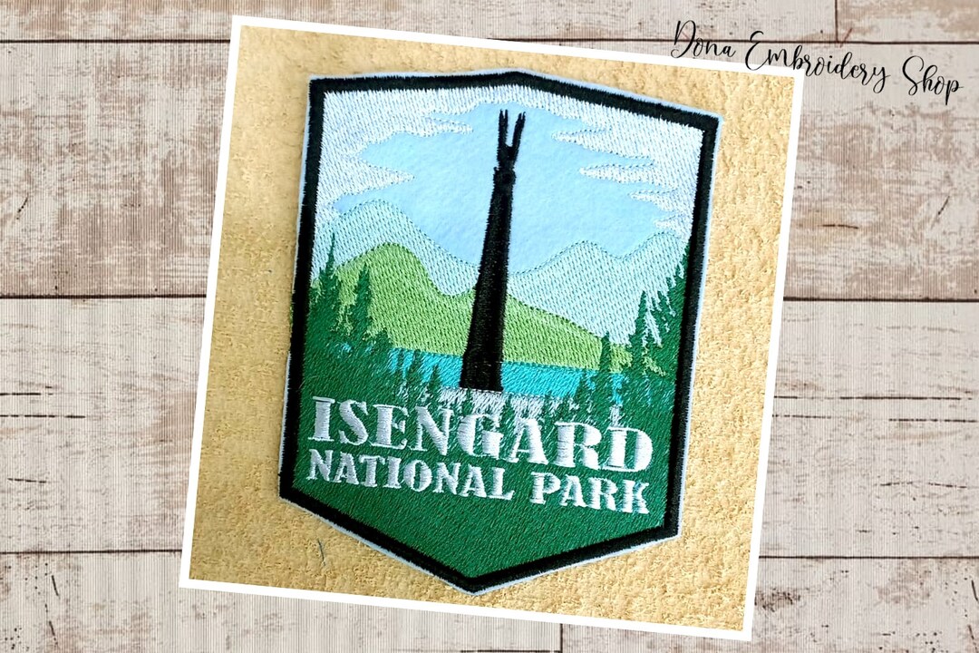 Isengard National Park Embroidery Design - Machine Embroidery Design ...