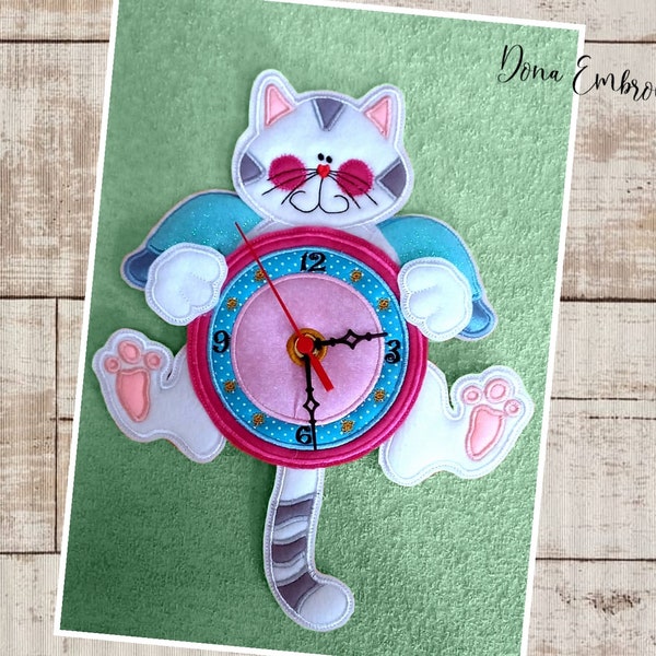 Embroidery Clock - Etsy