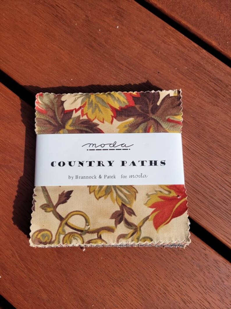 Moda Charm Pack Country Paths by Brannock & Patek - Etsy