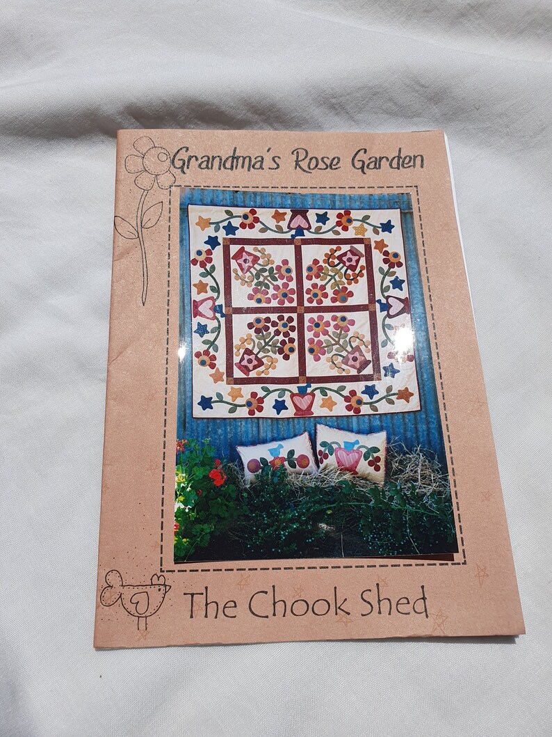 Grandma's Rose Garden Quilt Pattern by the Chook Shed - Etsy