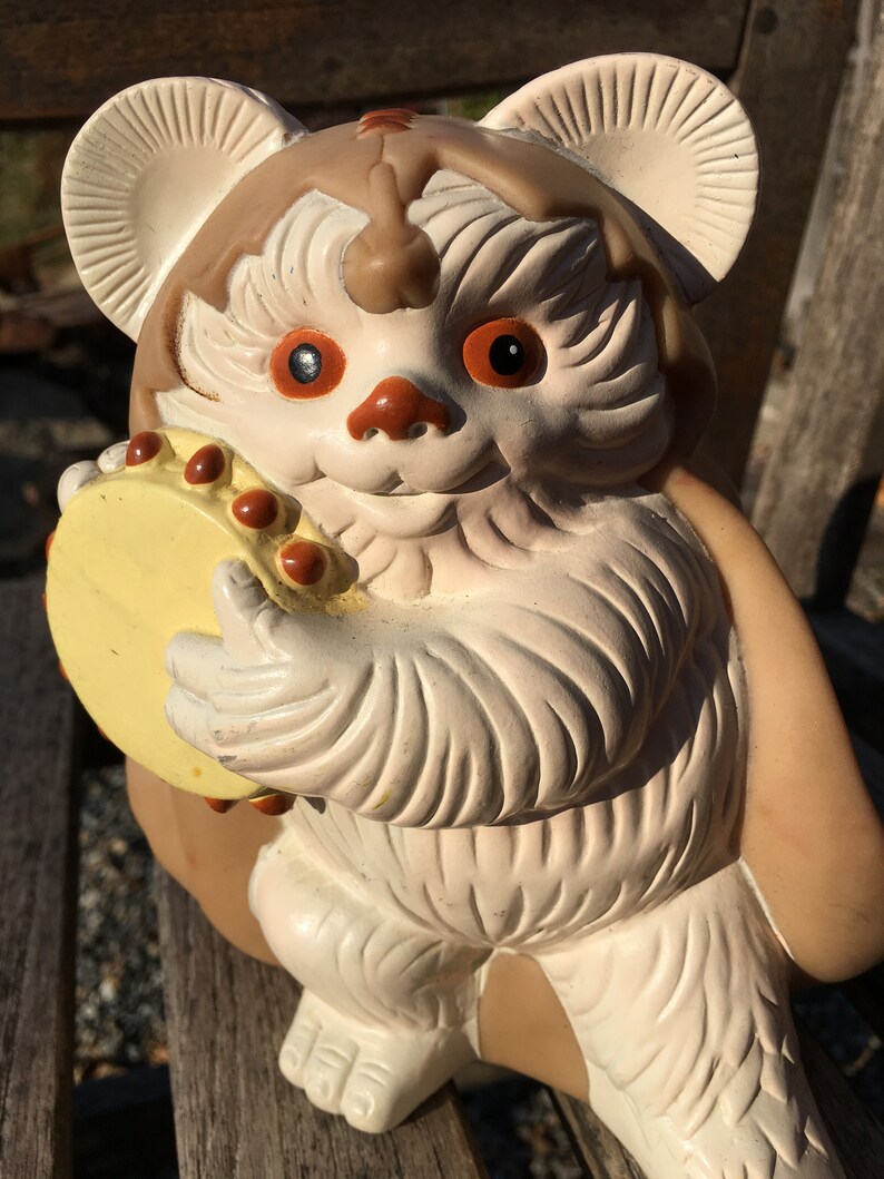 1983 Wicket the Ewok Princess Kneesaa Coin Bank Return of the Jedi Adam ...