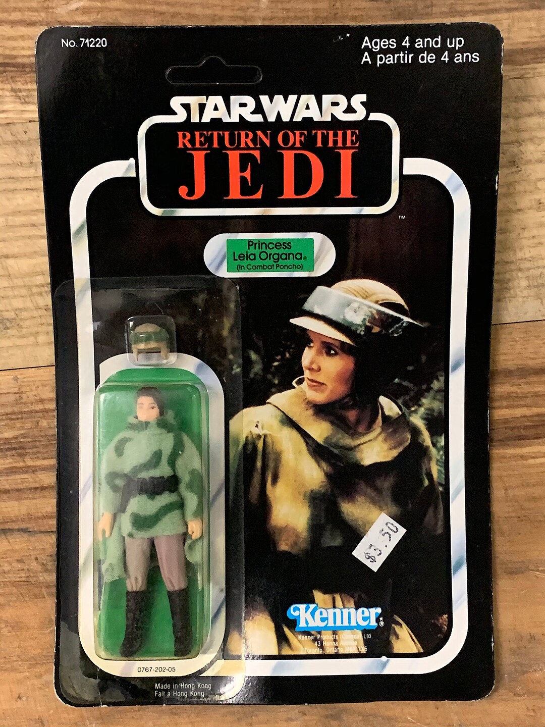 1983 ROTJ Princess Leia Organa in Combat Poncho Action Figure #71220 ...