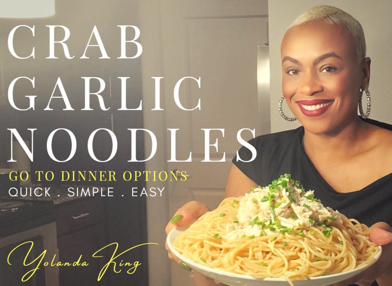 Crab Garlic Noodles - Etsy