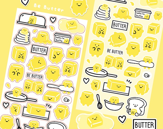 Butter Sticker - Etsy