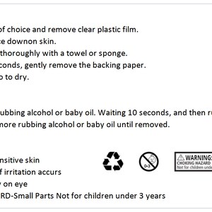 Cute Mini Temporary Tattoo Sheet Skin Art Fake Tattoos Tattoo Sticker ...