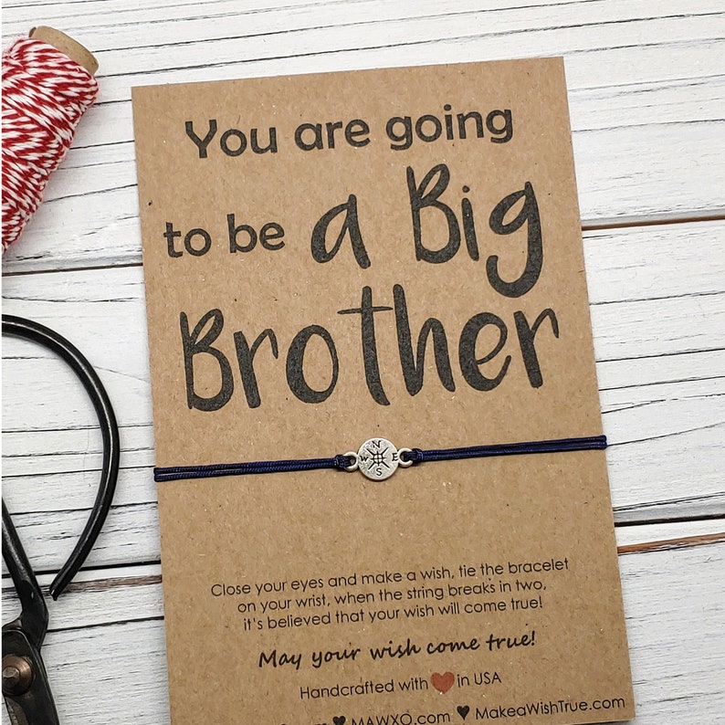 New Brother Bracelet Children Wish Bracelet Sibling Friendship - Etsy
