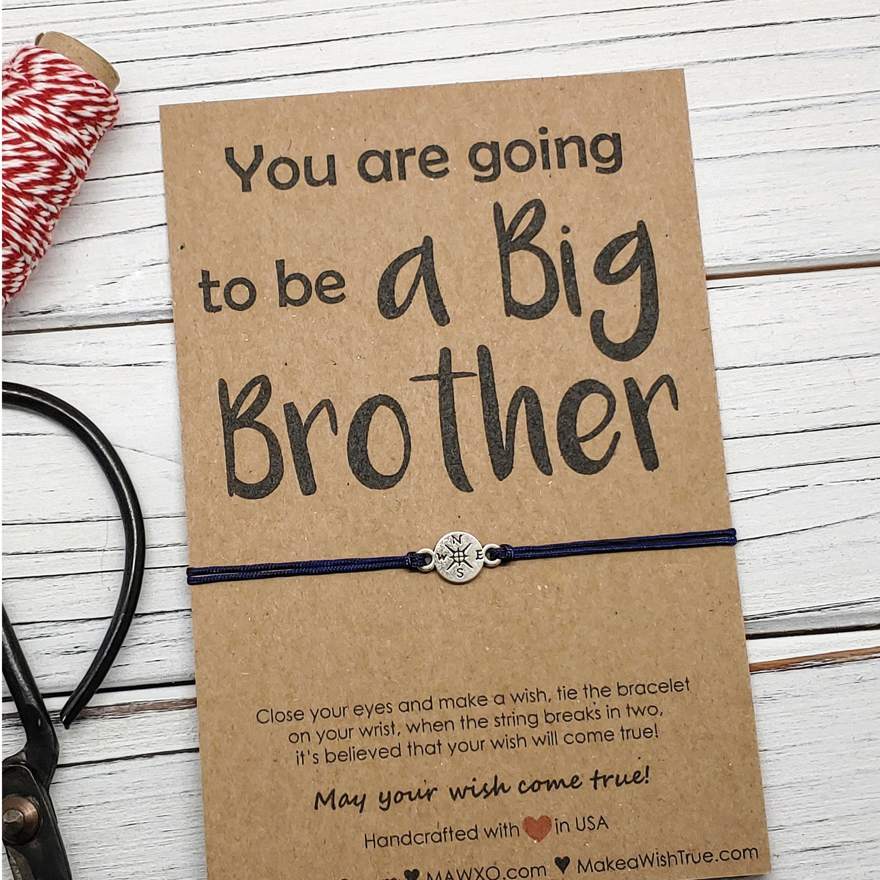 New Brother Bracelet Children Wish Bracelet Sibling Friendship - Etsy