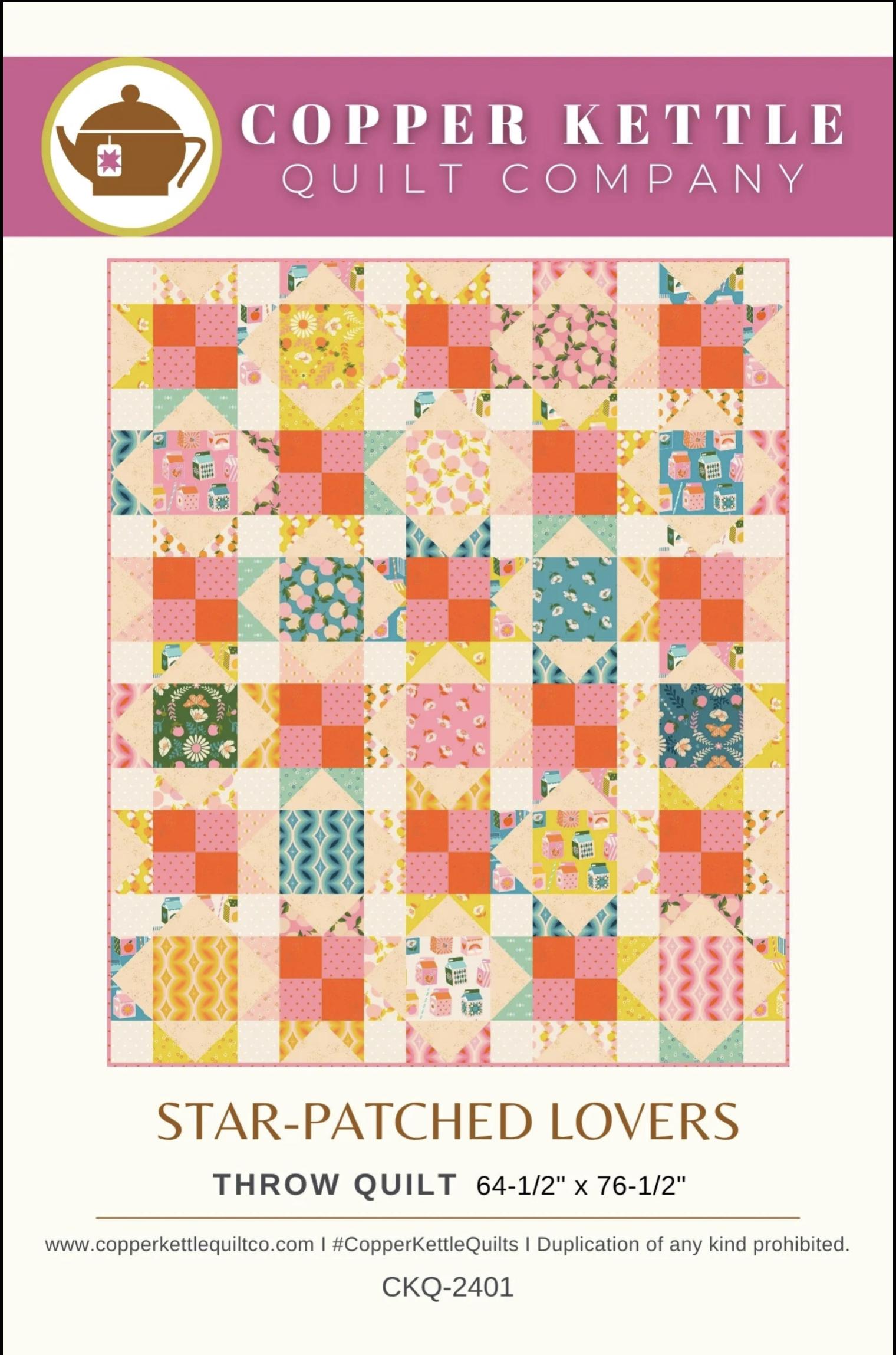Star-patched Lovers Paper Quilt Pattern by Sarah Sumbera - Etsy